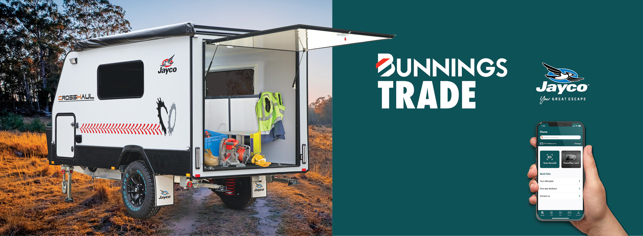 JAYCO + BUNNINGS TRADE